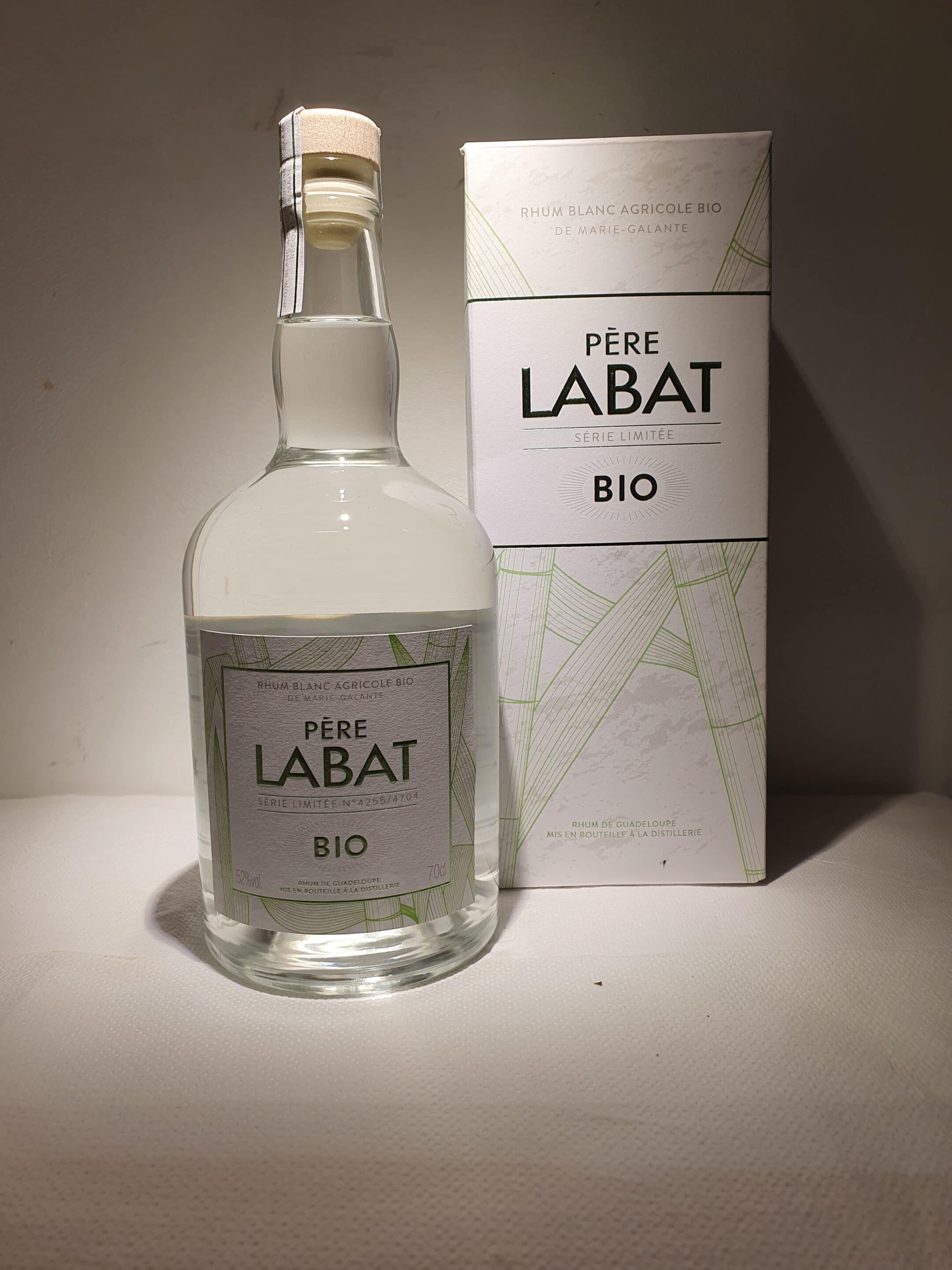 RHUM BLANC PERE LABAT BIO 52° 70 cl - Rhum Caraibes